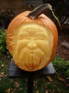 Giant Pumpkin Carvings, Sculpted Artwork. Giant Pumpkin Carvers.